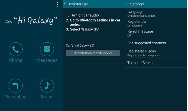 Inside car mode on the Samsung Galaxy S5 | Android Central