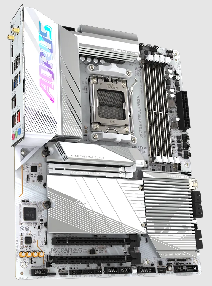 Gigabyte X670E Aorus Pro X motherboard review: Striking in white, with ...