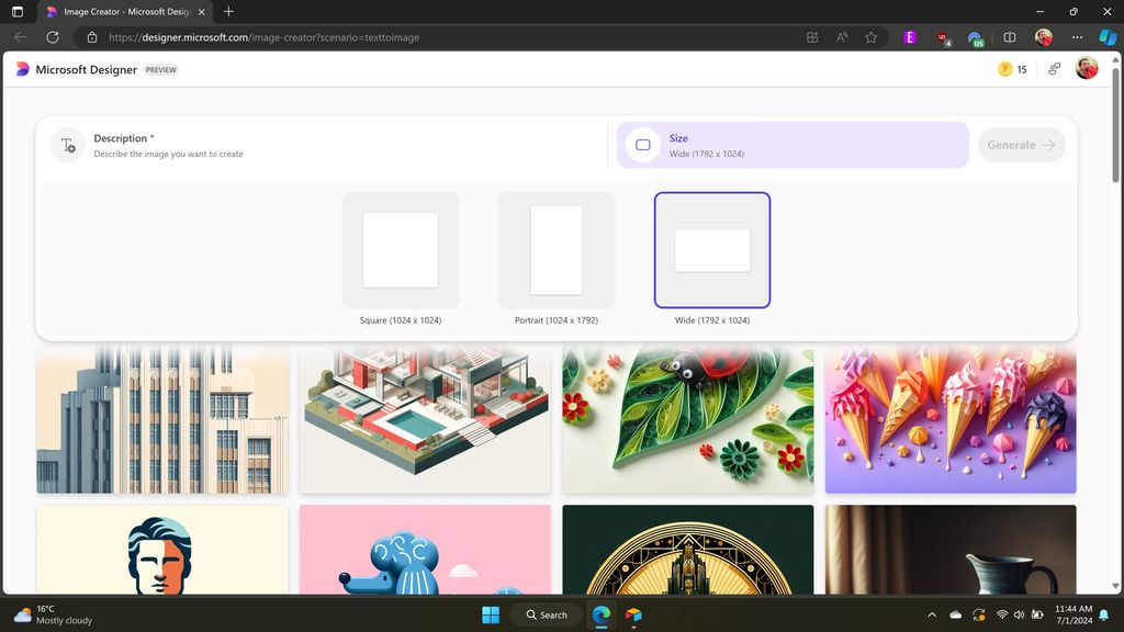 Microsoft Designer FINALLY adds support for portrait and landcape ...