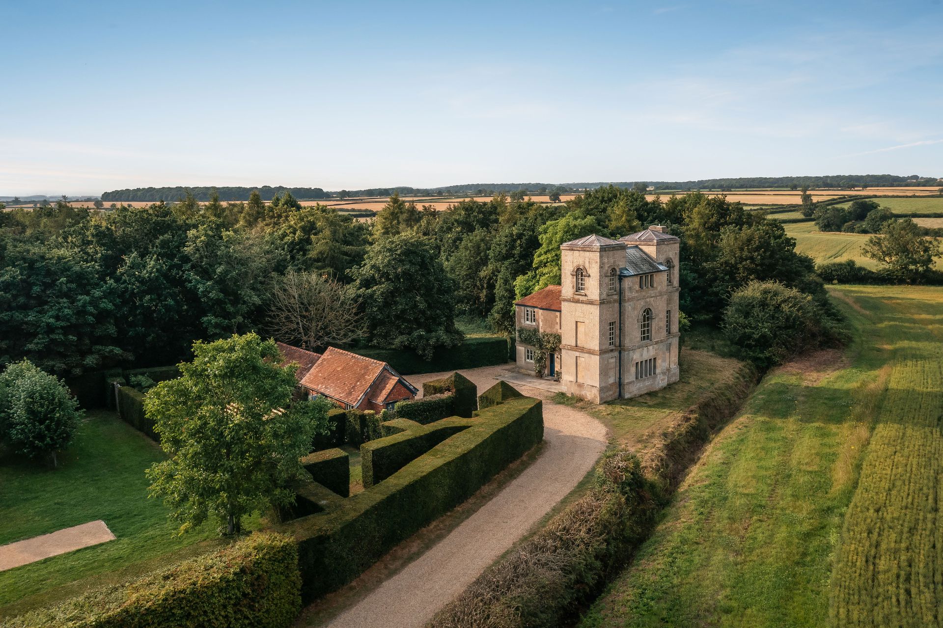 Explore an ancient folly, filled with hand-painted frescos, quirky ...
