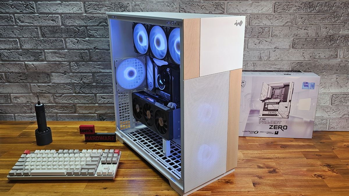 Hands-on with InWin's F5 PC Case: Back-connector motherboard support ...