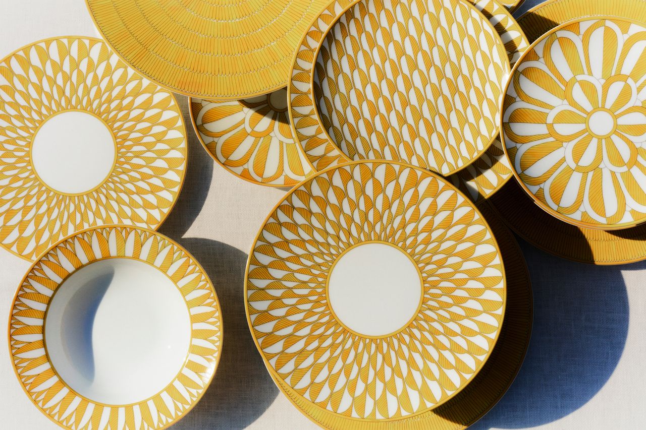 New Hermès tableware is a sunny dining set | Wallpaper*