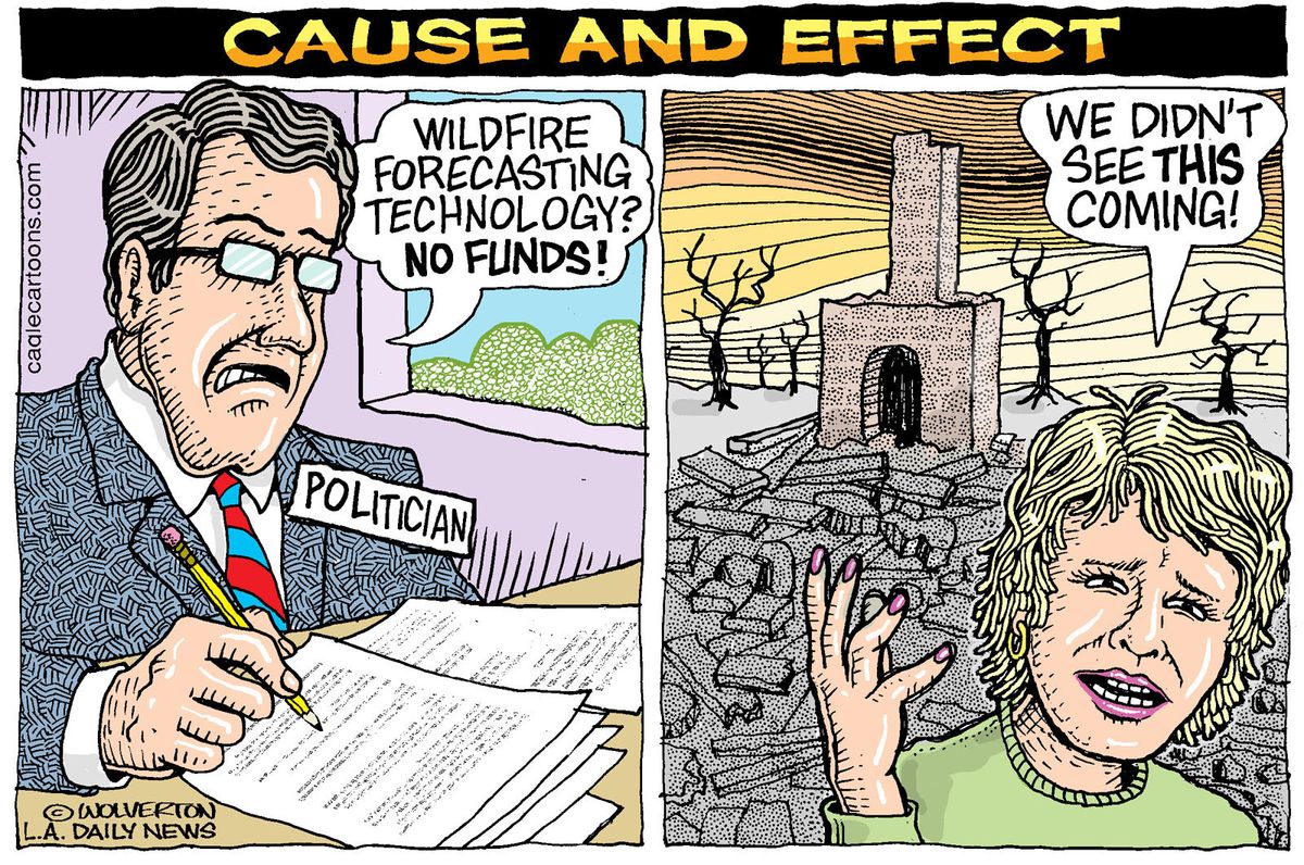 Editorial cartoon U.S. California Wildfire | The Week