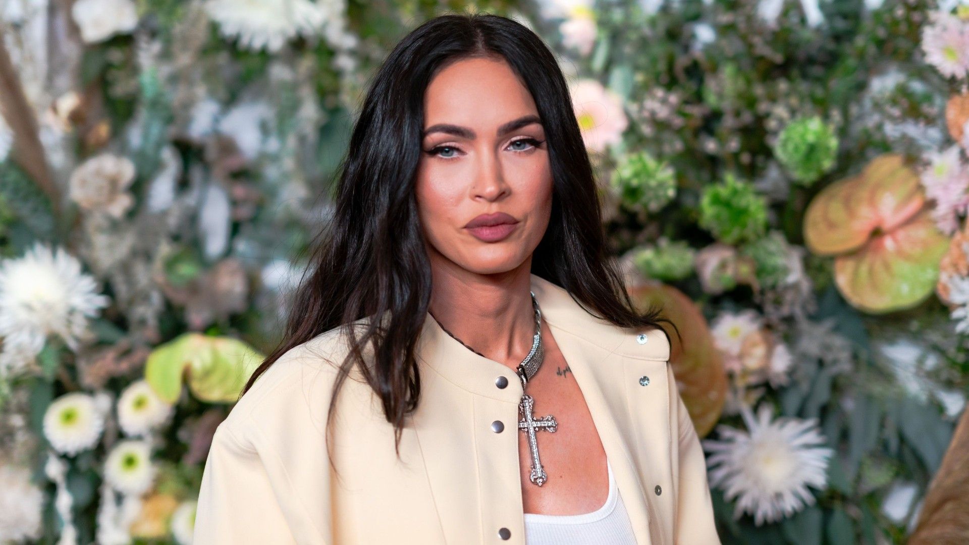 Megan Fox’s Chrome Nails Are Topped With Dozens of Jewels | Marie Claire