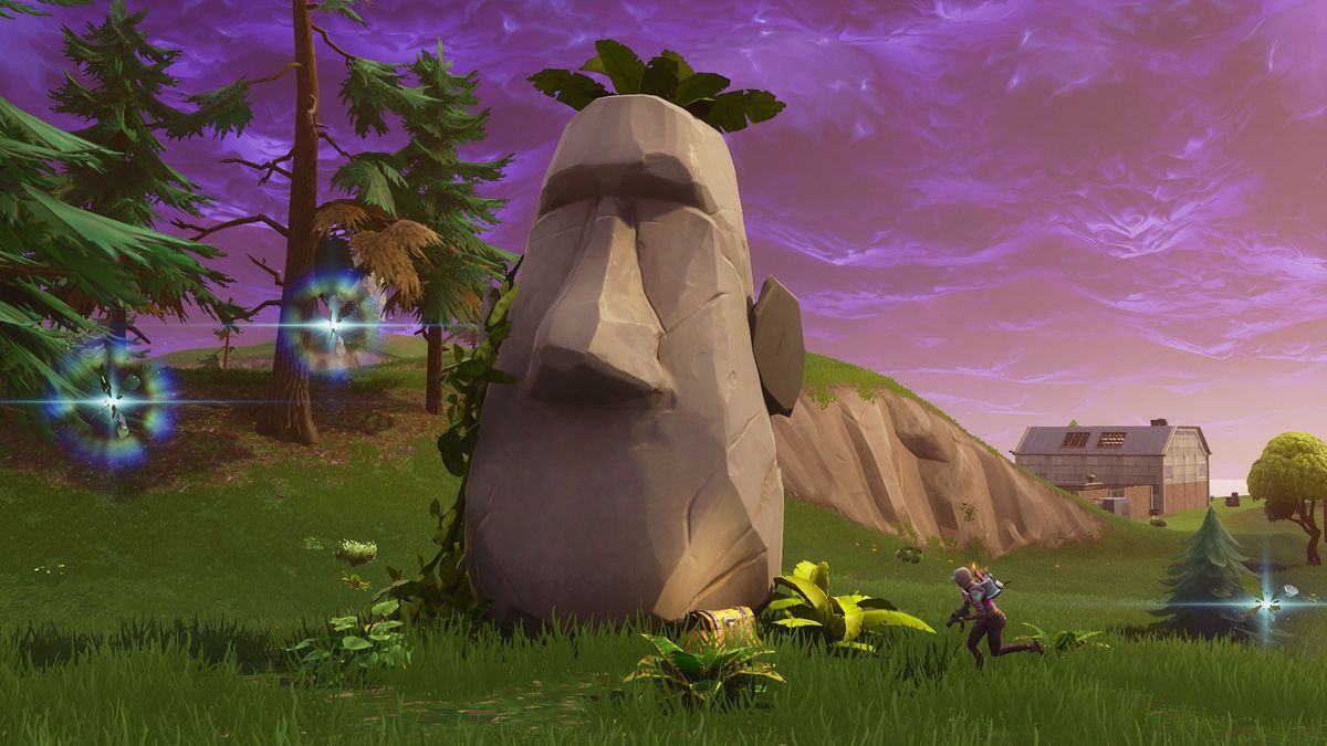 Fortnite Stone Heads locations: Search where the Stone Heads are ...