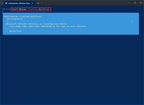 How to manage Microsoft Defender Antivirus with PowerShell on Windows ...