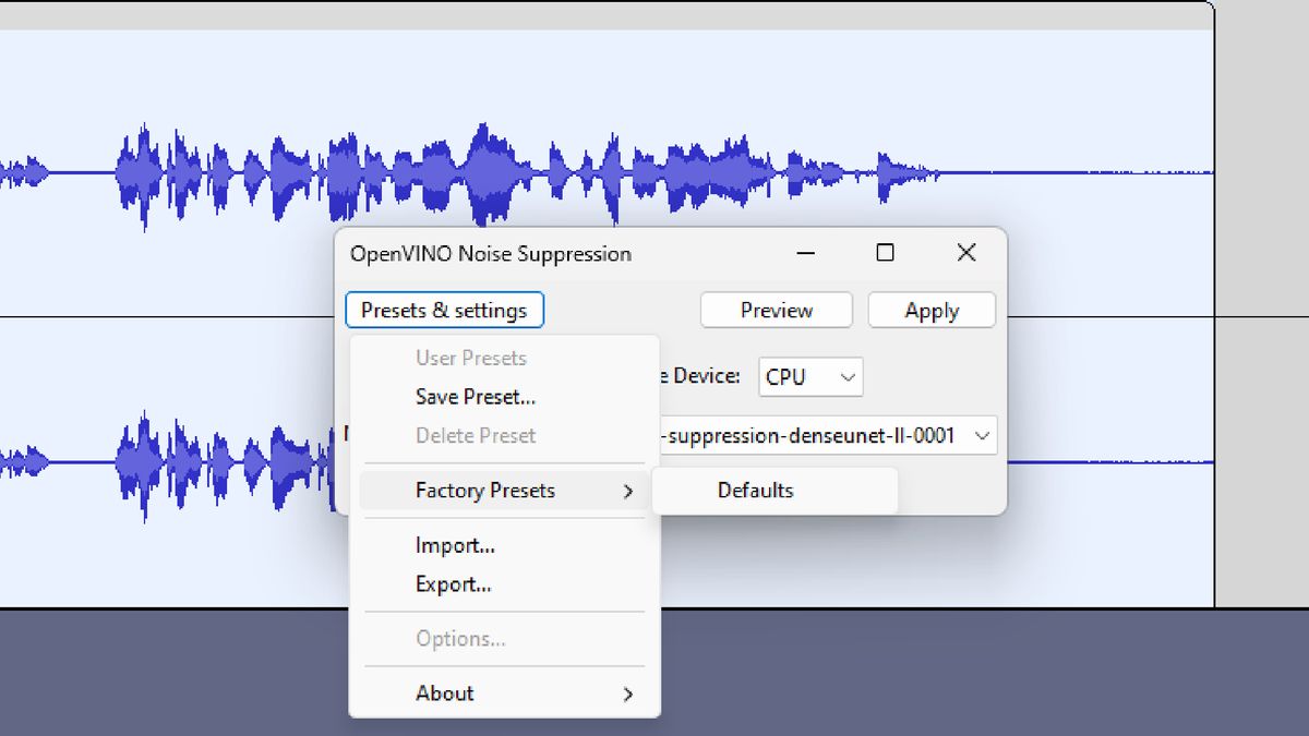 Audacity now has a free AI-powered noise suppressor but the machine isn ...
