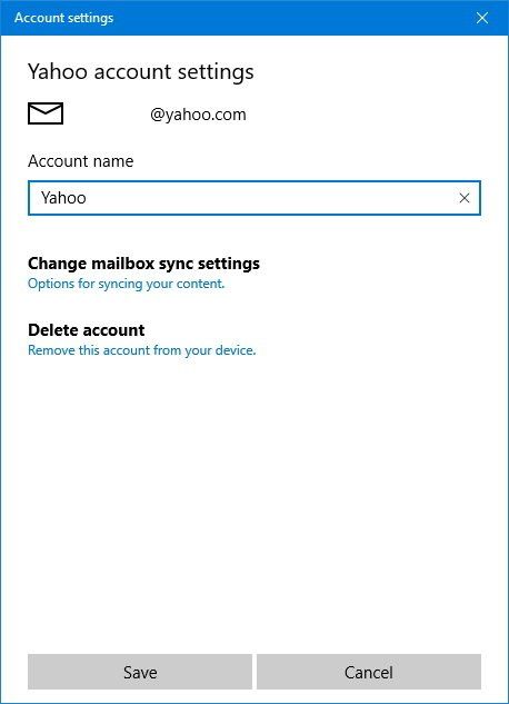 How to set up a Yahoo email account in the Mail app on Windows 10 ...