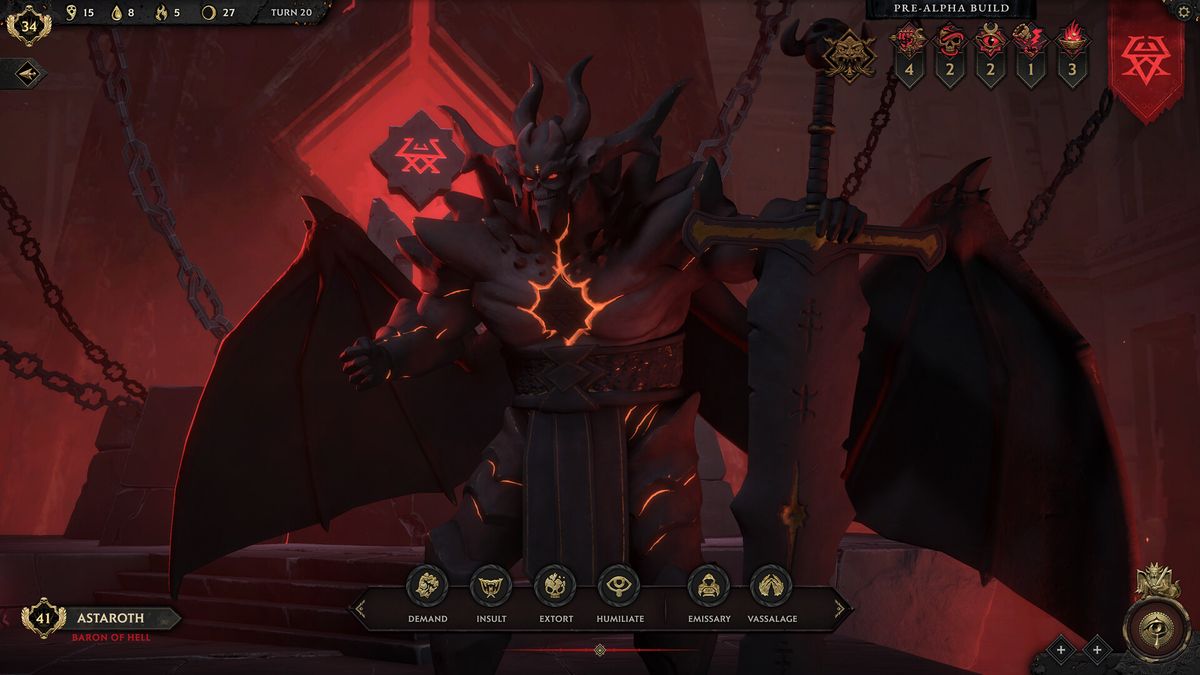 It's better to reign in Hell, so check the trailer for a strategy game ...