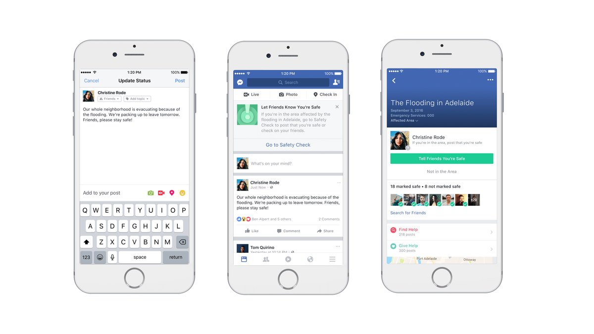 Facebook extends Safety Check so that you can help others in an ...