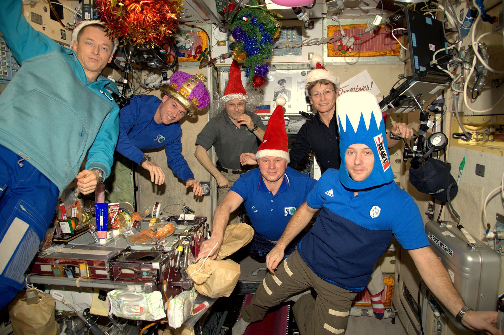 Astronauts Ring in the New Year with Space Station Shenanigans | Space