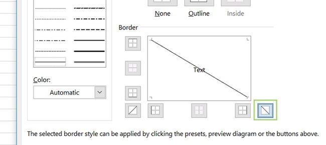  How To Draw A Diagonal Line Through A Cell In Excel Laptop Mag