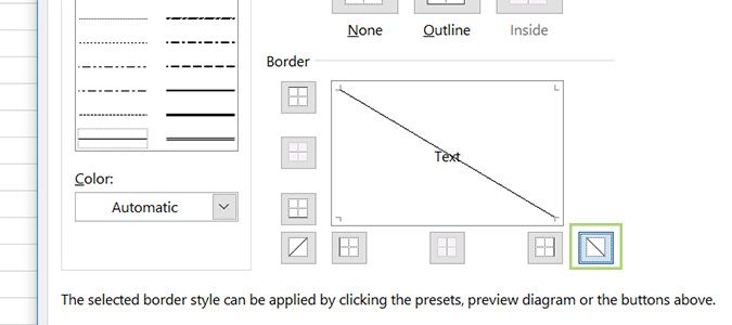 How to Draw a Diagonal Line Through a Cell in Excel | Laptop Mag