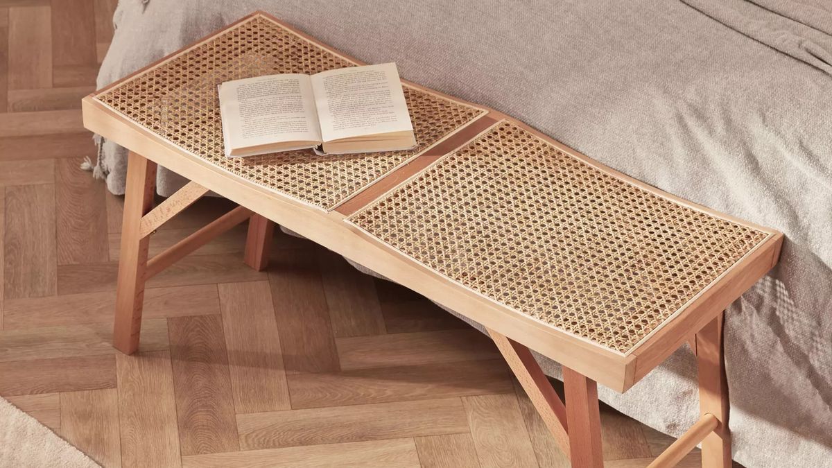 Primark’s high end-style rattan bench is only £65 | Ideal Home