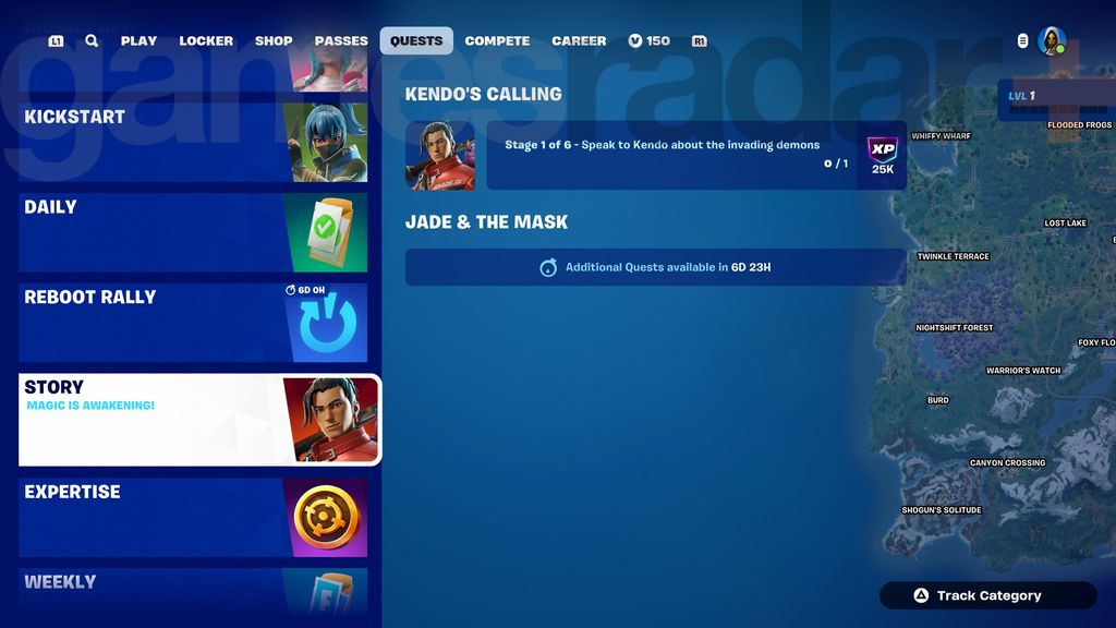 Fortnite Quests in Chapter 6 Season 1 | GamesRadar+