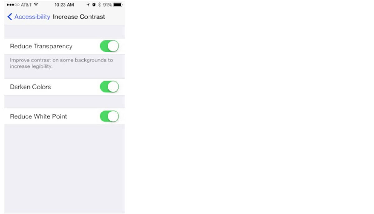 How to increase contrast for visual accessibility on iPhone and iPad ...