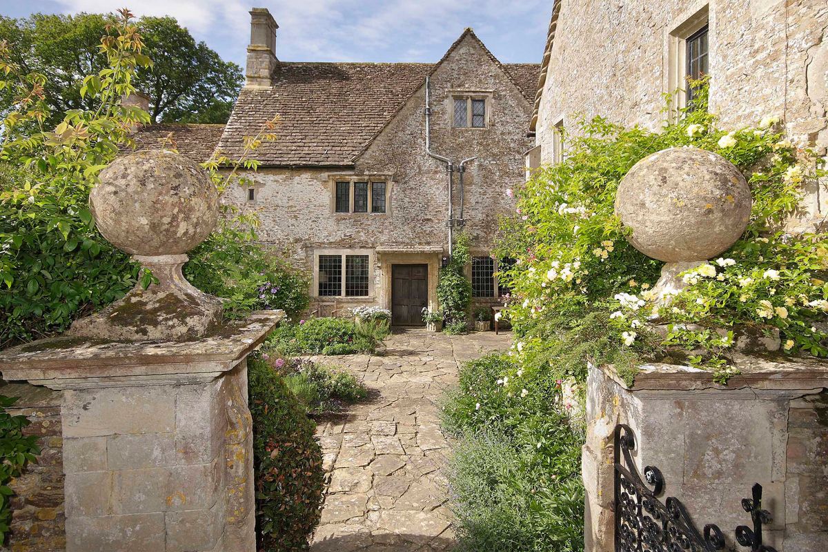 A 700-year-old manor house in the Cotswolds with its own moat, secret ...