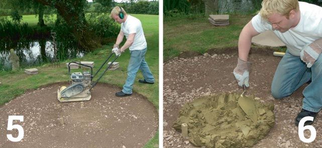 How to Lay a Paving Circle | Homebuilding