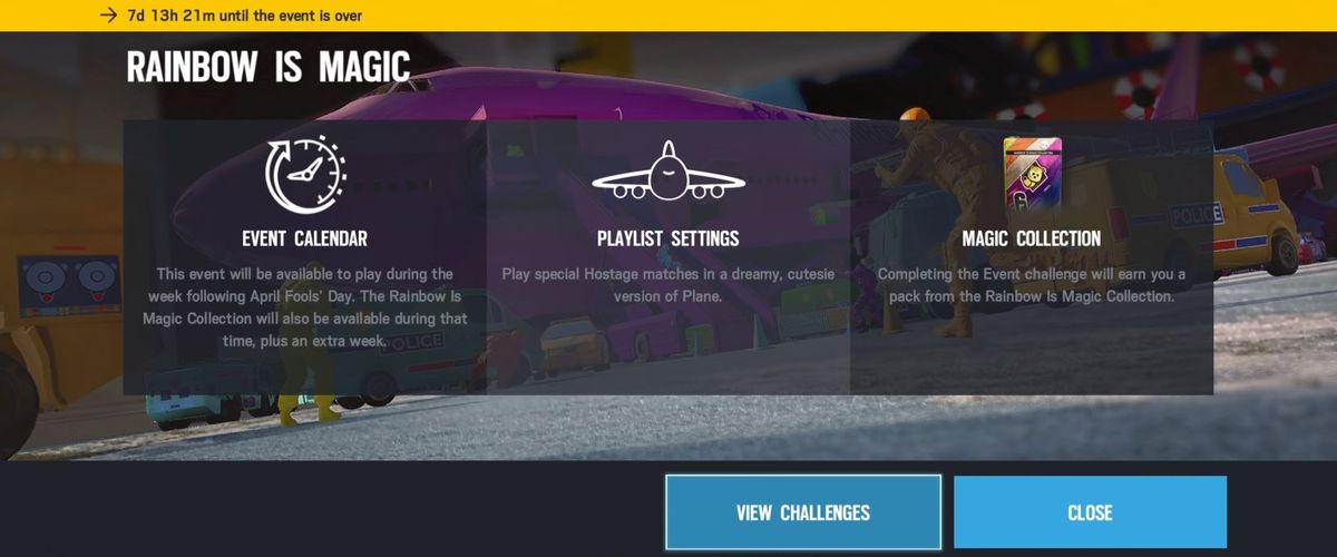 Rainbow Six Siege 'Rainbow is Magic' event packs a cute April Fools ...