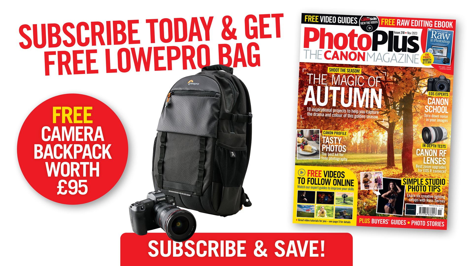PhotoPlus: The Canon Magazine Nov issue out now! FREE camera backpack ...