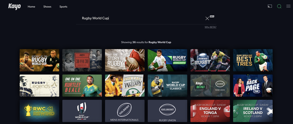 Kayo Sports review | TechRadar