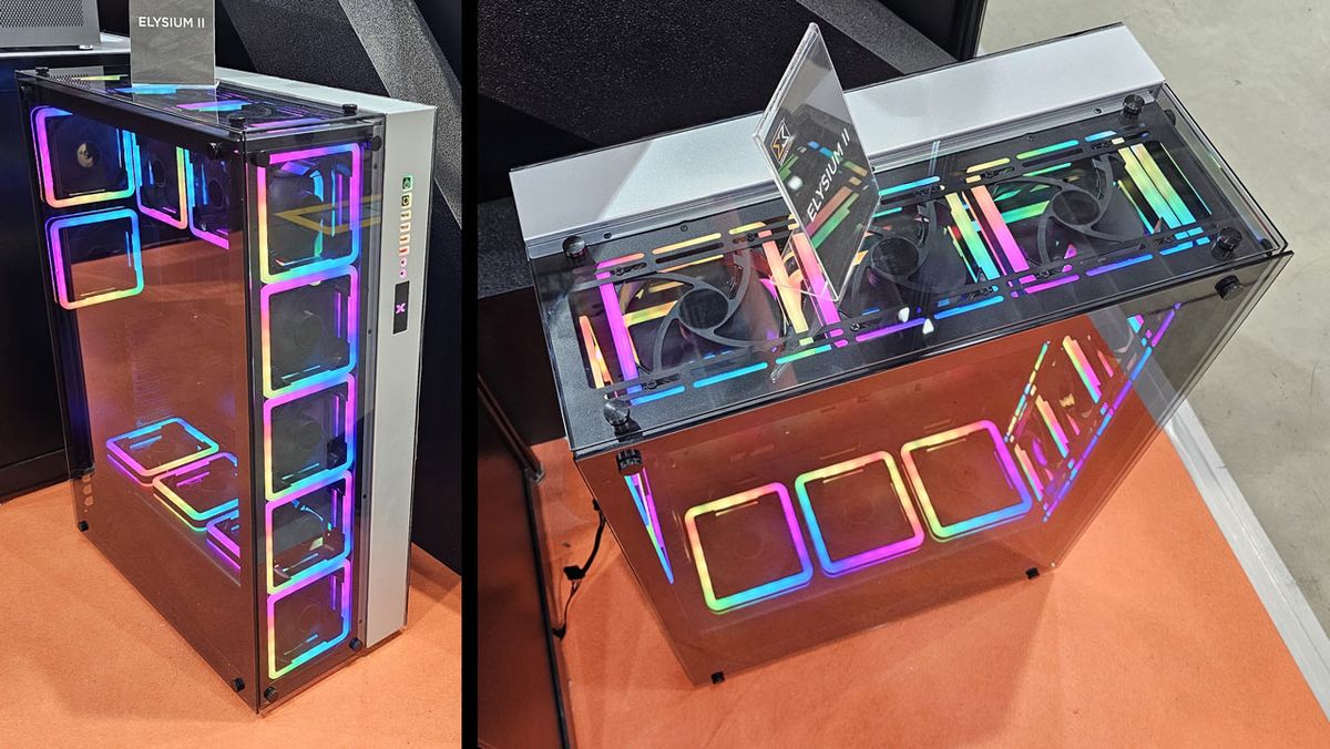 Xigmatek Shows off Glowing White PC Test Bed and Several High-End Cases ...
