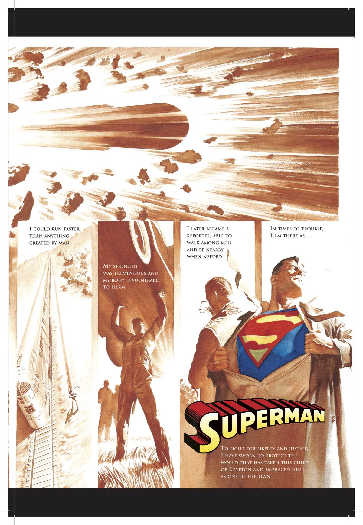 We get an exclusive peek at an Alex Ross story from the DC: Superman ...