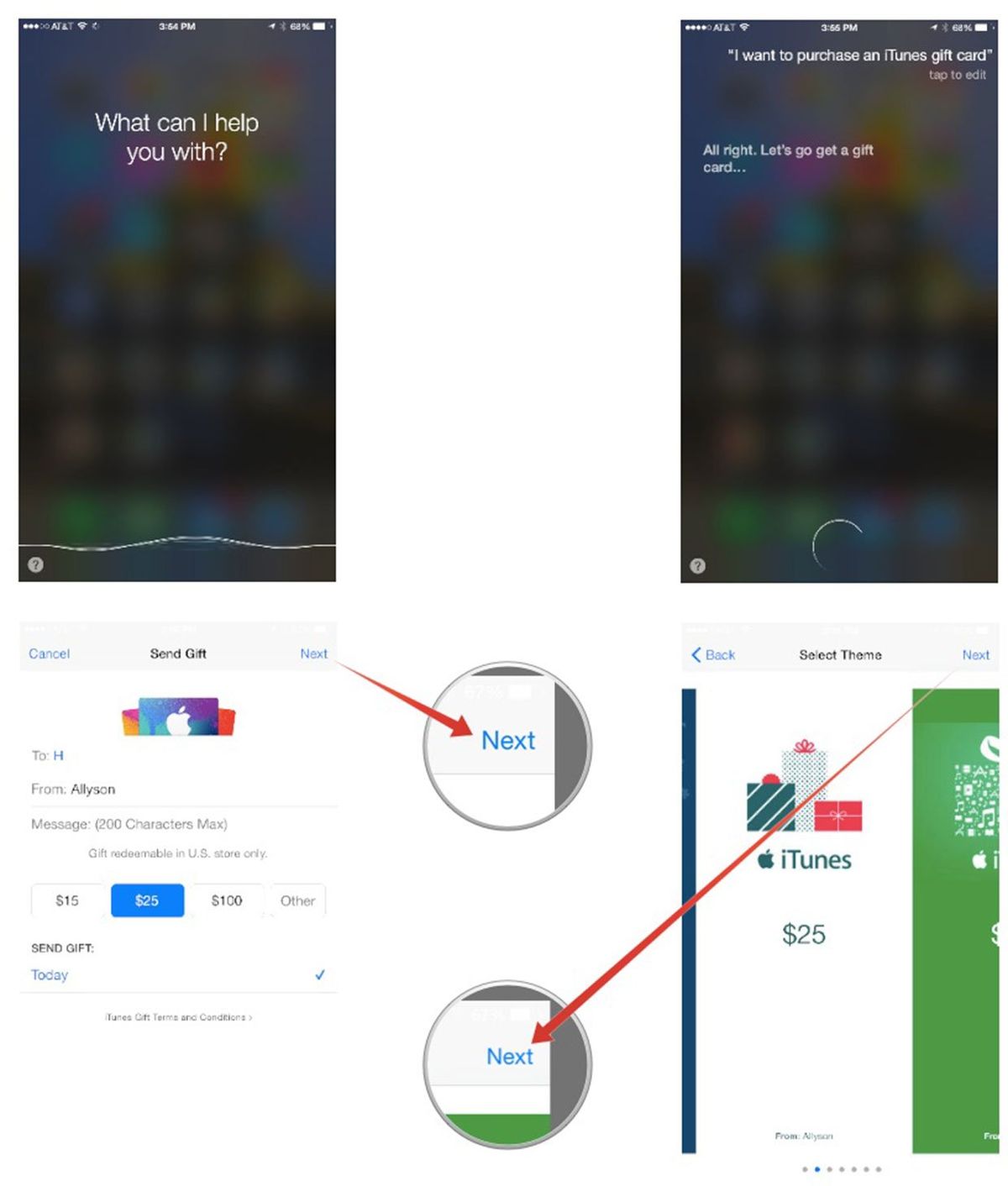 How to instantly purchase an iTunes gift card using Siri | iMore