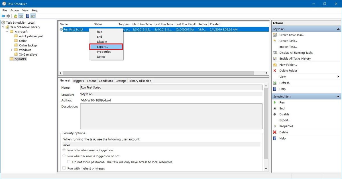 How to export and import scheduled tasks on Windows 10 | Windows Central