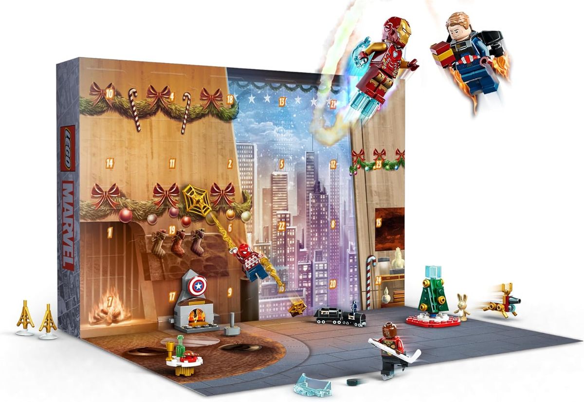 The super Lego Marvel Avengers advent calendar is 30% off this Black ...