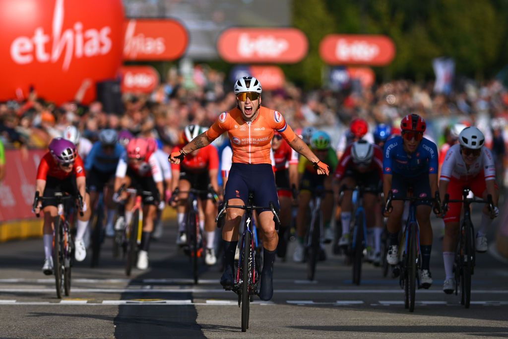 European Championships: Lorena Wiebes wins elite women road race with ...