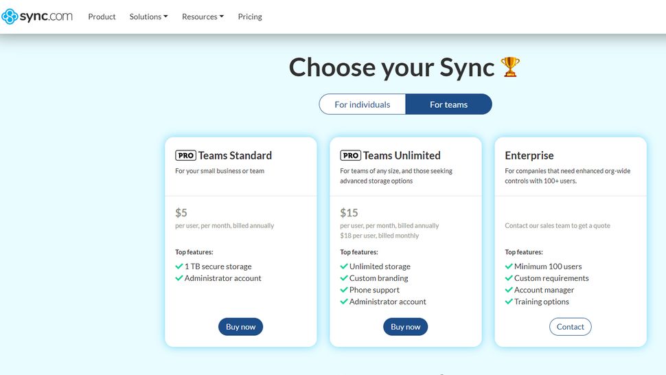 Sync.com cloud storage review | Tom's Guide