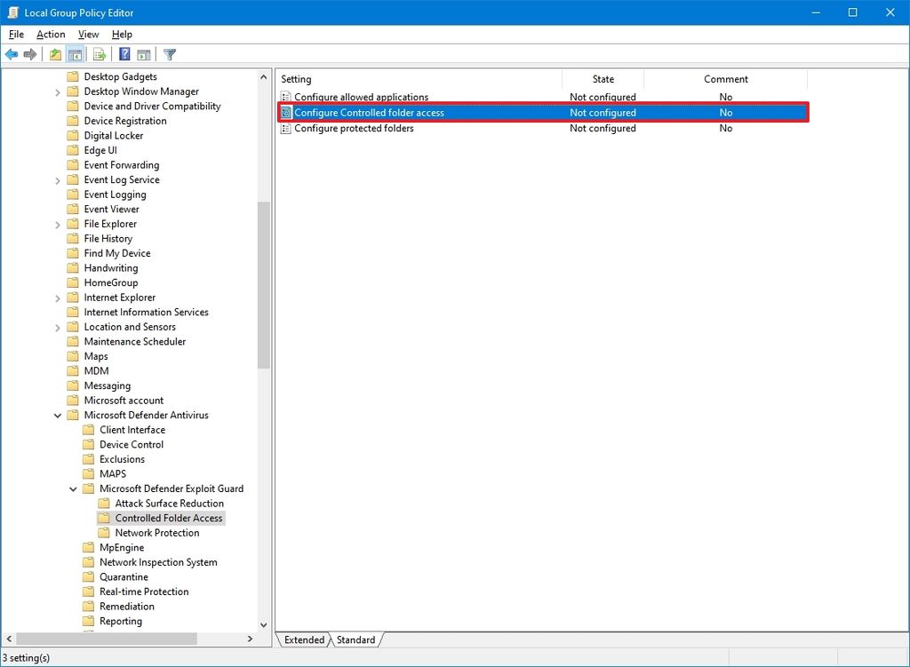 How to enable Controlled folder access to protect data from ransomware ...