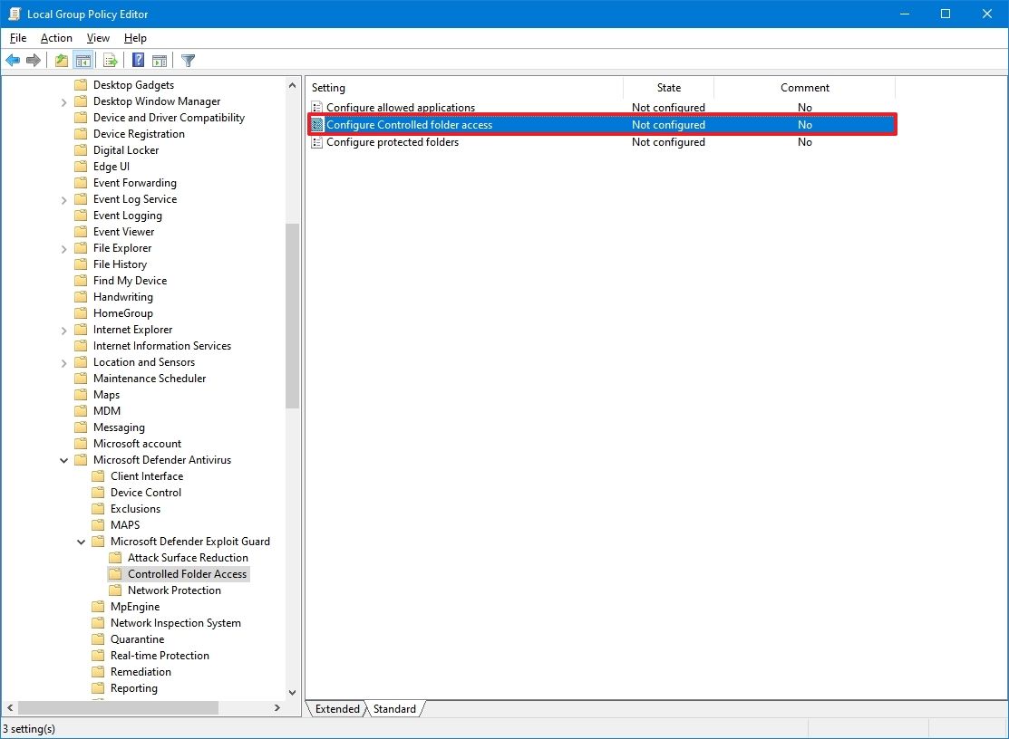 How to enable Controlled folder access to protect data from ransomware ...