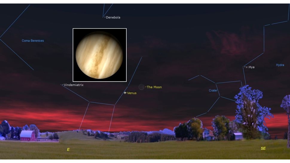 The moon and Venus take a morning stroll through the sky on Oct. 19 | Space