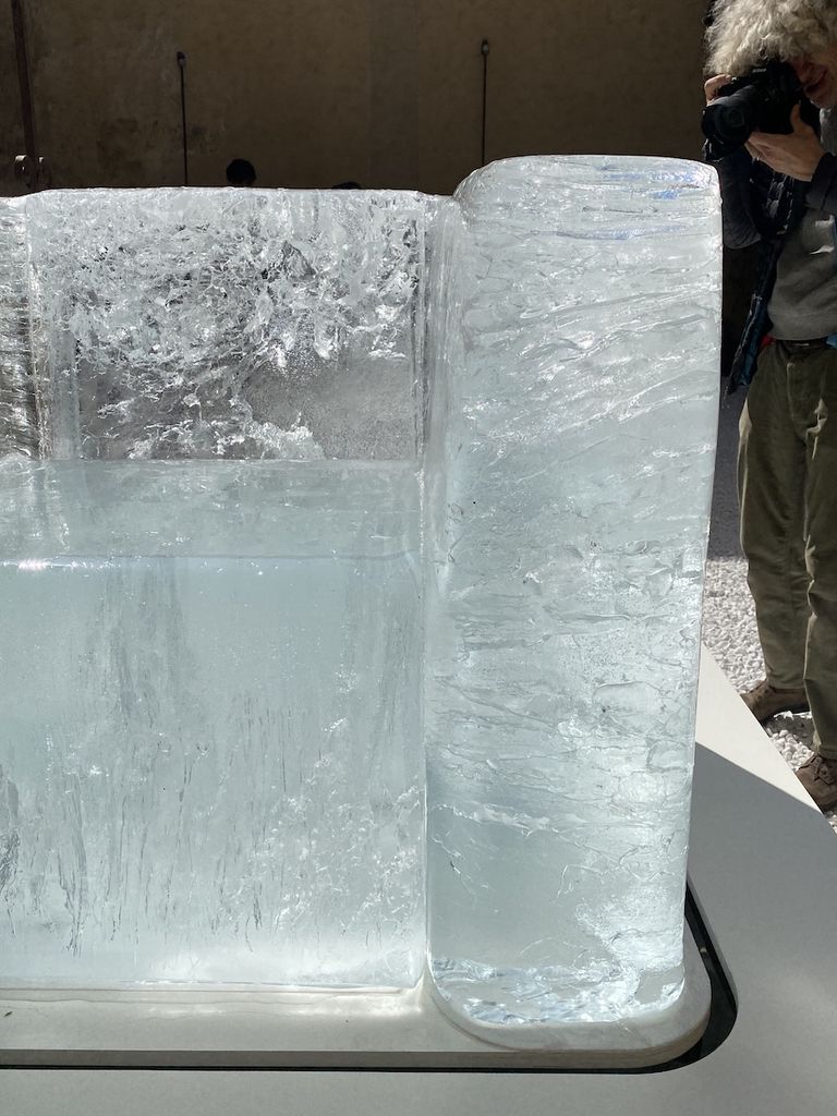 Tokujin Yoshioka’s melting ice chairs at Milan Design Week 2025 ...