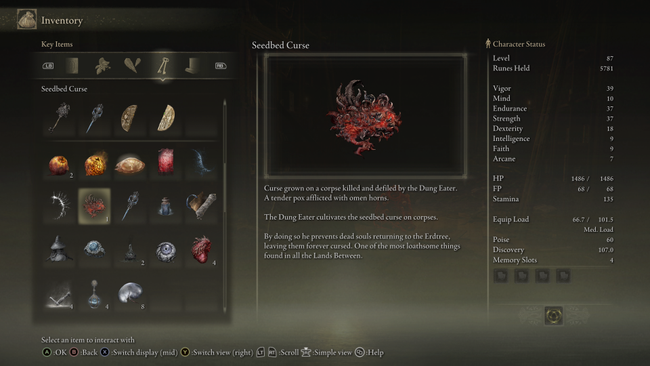 Elden Ring Dung Eater questline and Seedbed Curses | GamesRadar+