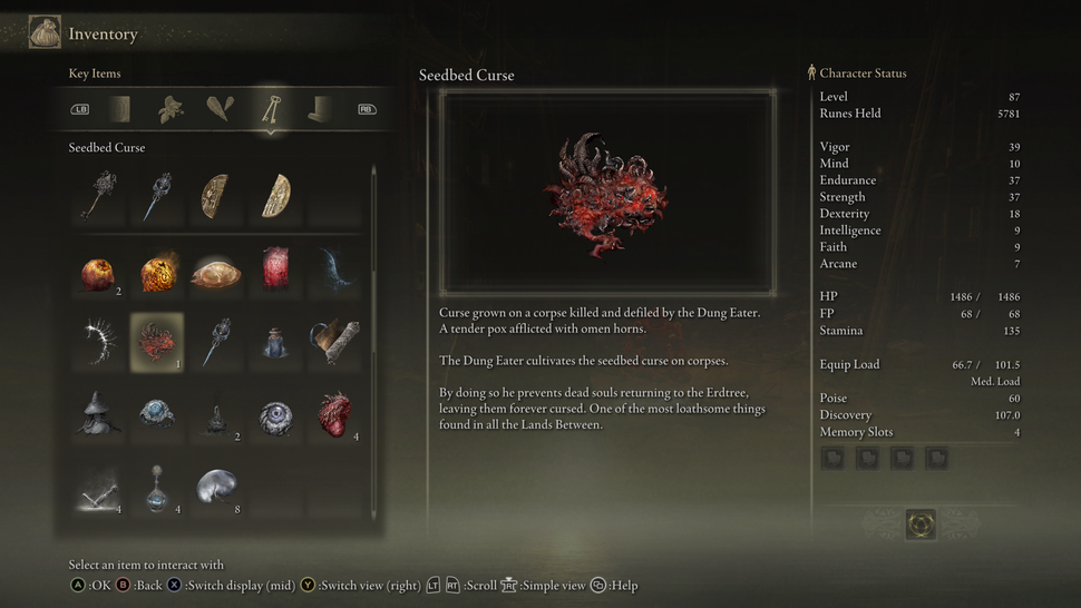 Elden Ring Dung Eater questline and Seedbed Curses | GamesRadar+