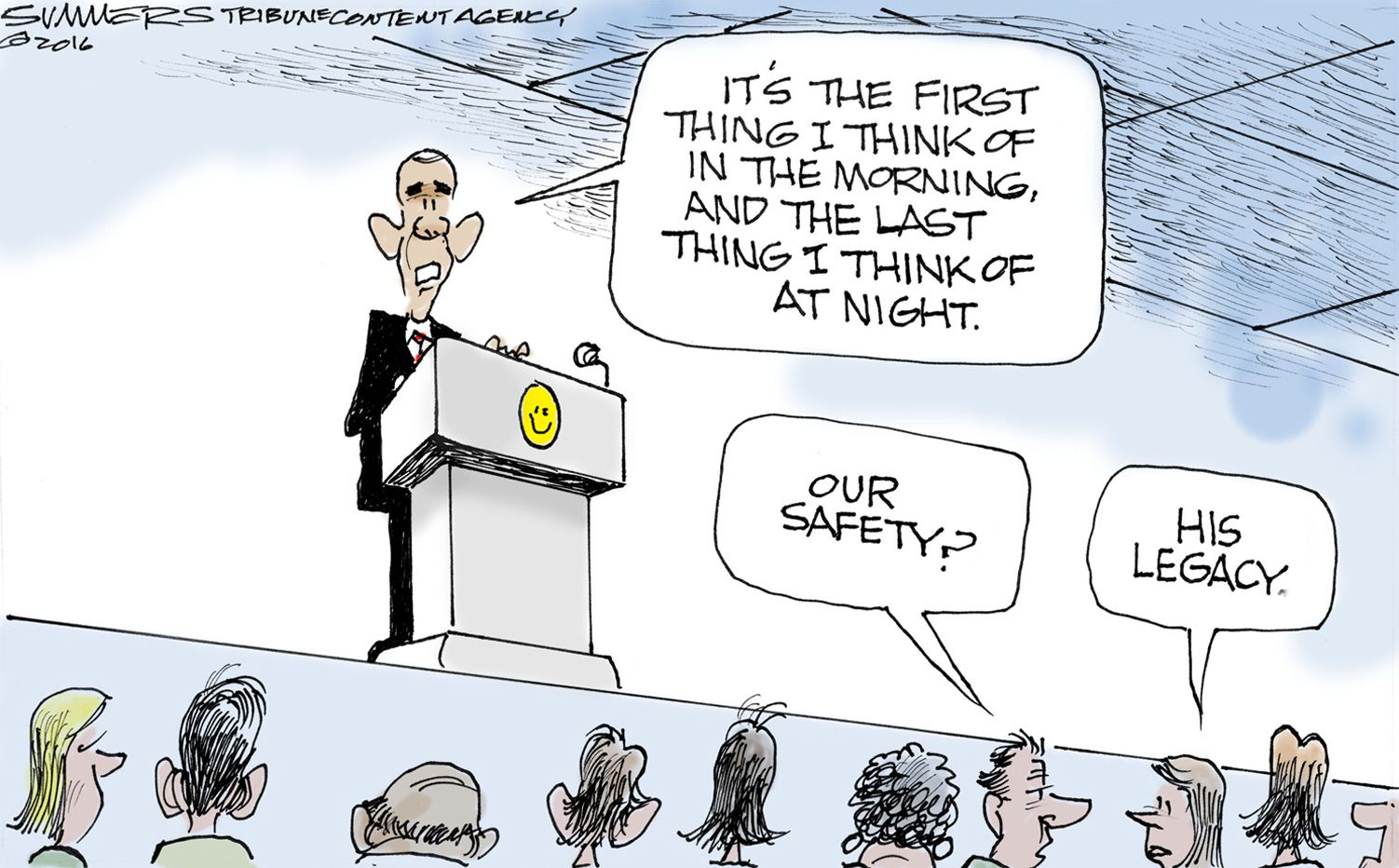 Political cartoon U.S. Barack Obama legacy | The Week