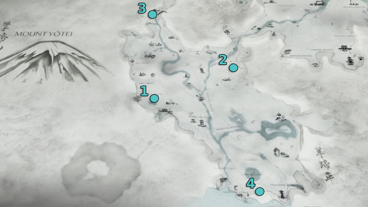 All Ghost of Yotei hot spring locations | GamesRadar+
