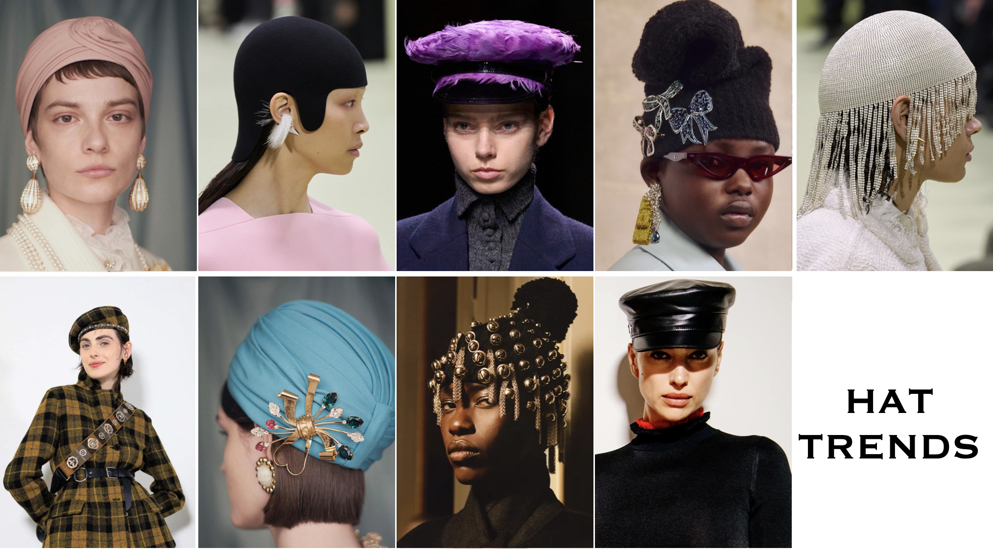 The Major Hat Trends of 2025, According to the Runways | Marie Claire
