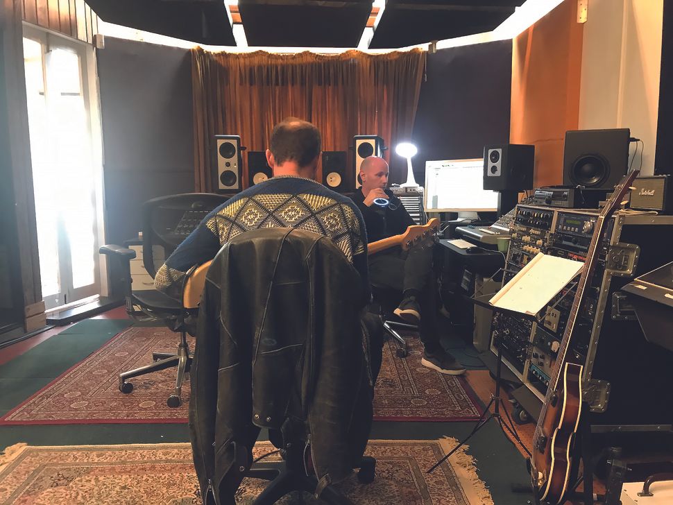 Liars: "I took a bag of percussion instruments and tipped them on the ...