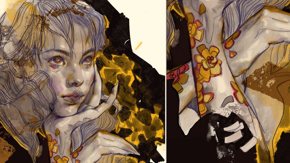 How to colour digital art without losing your sketch's raw charm ...