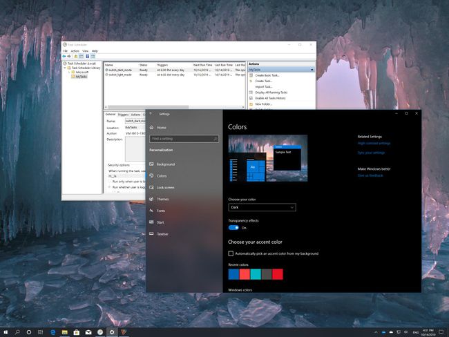 How to switch between Windows 10 light and dark modes on schedule ...