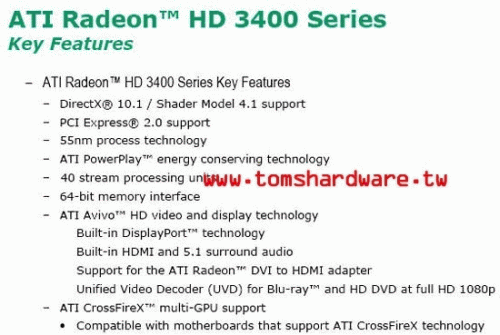 Exclusive: New AMD Radeon 3400 HD Series | Tom's Hardware