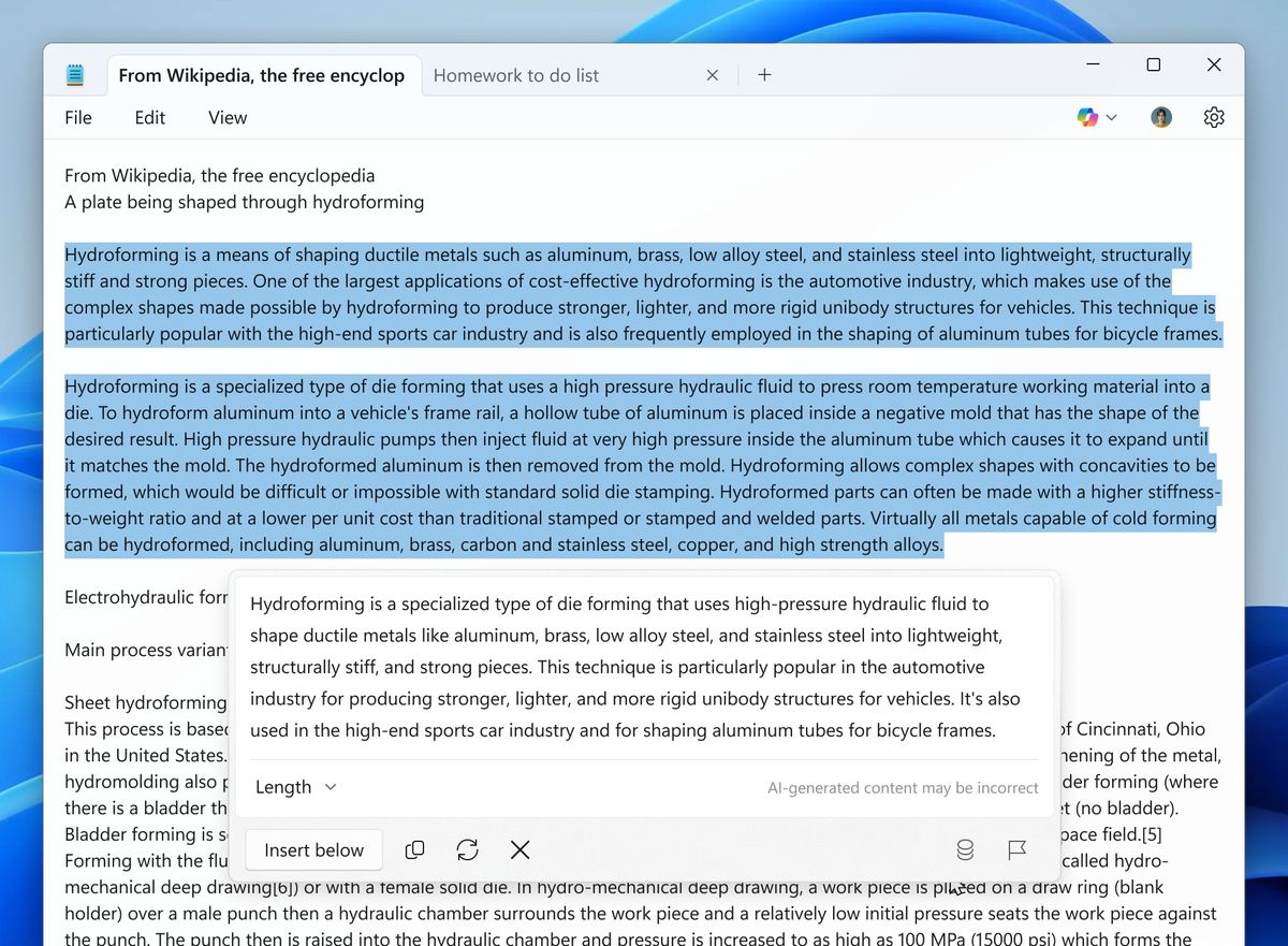 Windows 11 tests Draw & Hold for Snipping Tool, AI for Notepad ...