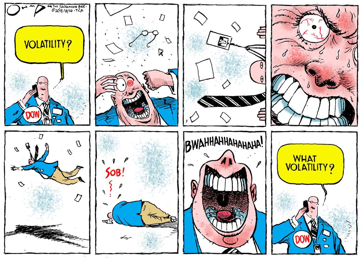 Editorial cartoon U.S. Dow Stock Market | The Week