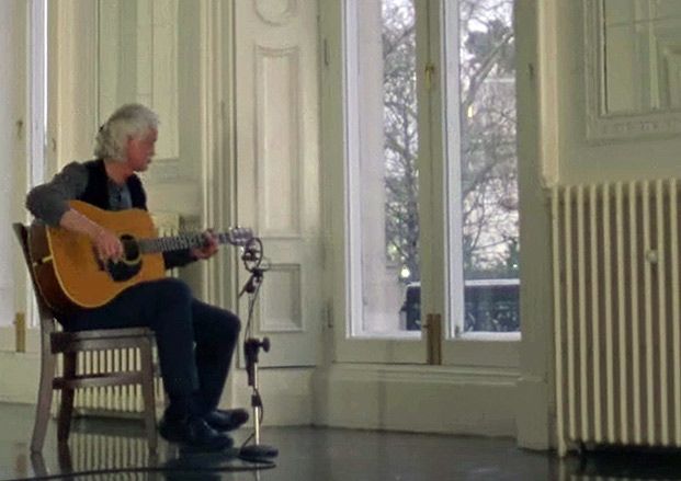 Jimmy Page Jams Alone for Two and a Half Minutes on Acoustic Guitar ...