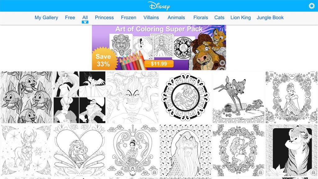 Unleash your creative soul with Disney's Art of Coloring for Windows 10 ...