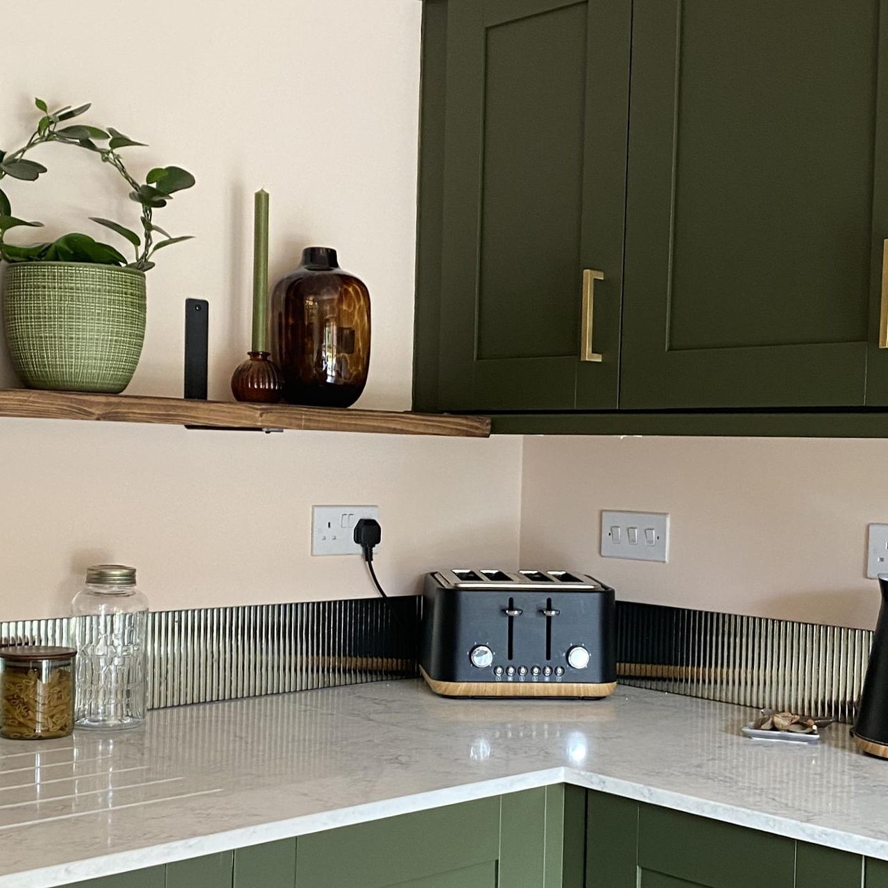 Feng Shui principles and Frenchic paint transformed this kitchen ...